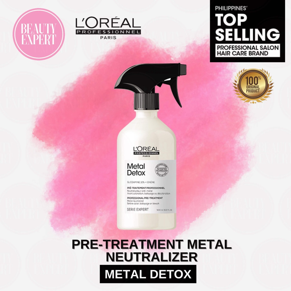 LOreal Metal Detox Metal Neutralizer Pre-Treatment Spray 500ml- Beauty ...