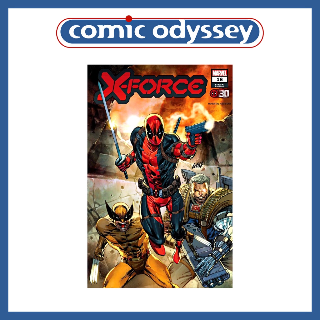 X-FORCE #18 (2019) Rob Liefeld Deadpool 30th Anniversary Cover | Shopee ...