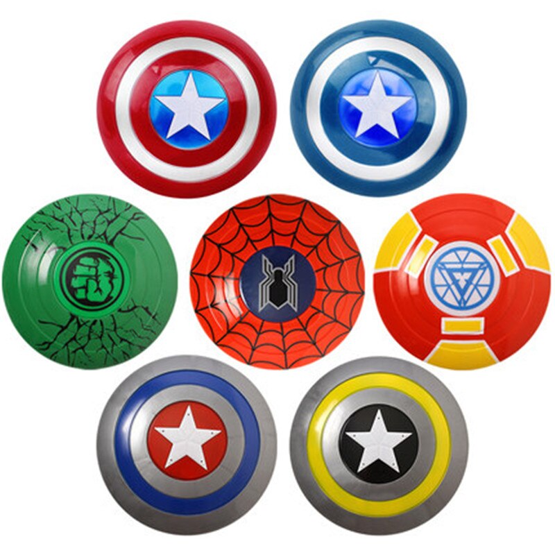 Light Sound Avengers Shield Marvel Spider Man Hulk Iron Man Cosplay ...