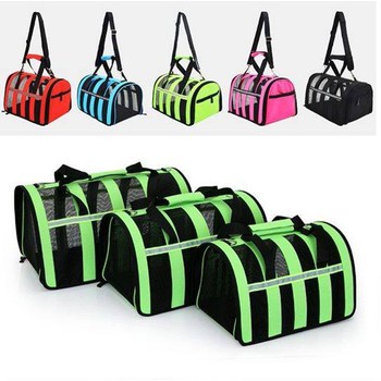Mesh Bag Transporting Dogs And Cats (Random Color Delivery) | Shopee ...