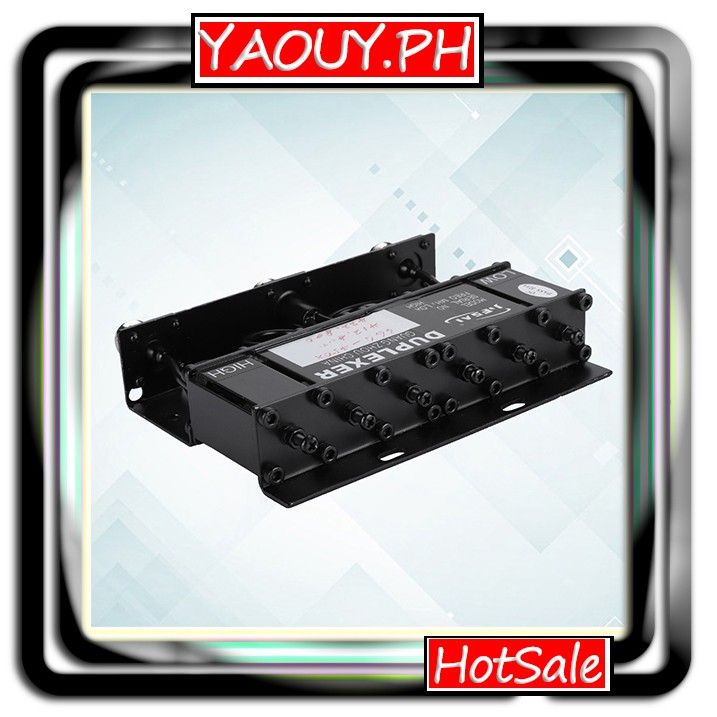 10W VHF UHF 6 Cavity Mini Duplexer Combiner N SMA Connector | Shopee ...