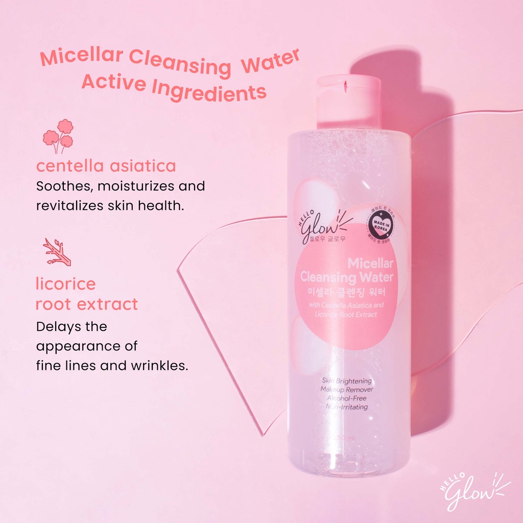 Hello Glow Micellar Cleansing Water - 250ml | Shopee Philippines
