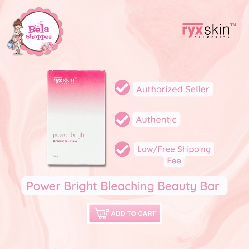 RYXSKIN POWER BRIGHT BLEACHING BEAUTY BAR ( COD ) | Shopee Philippines