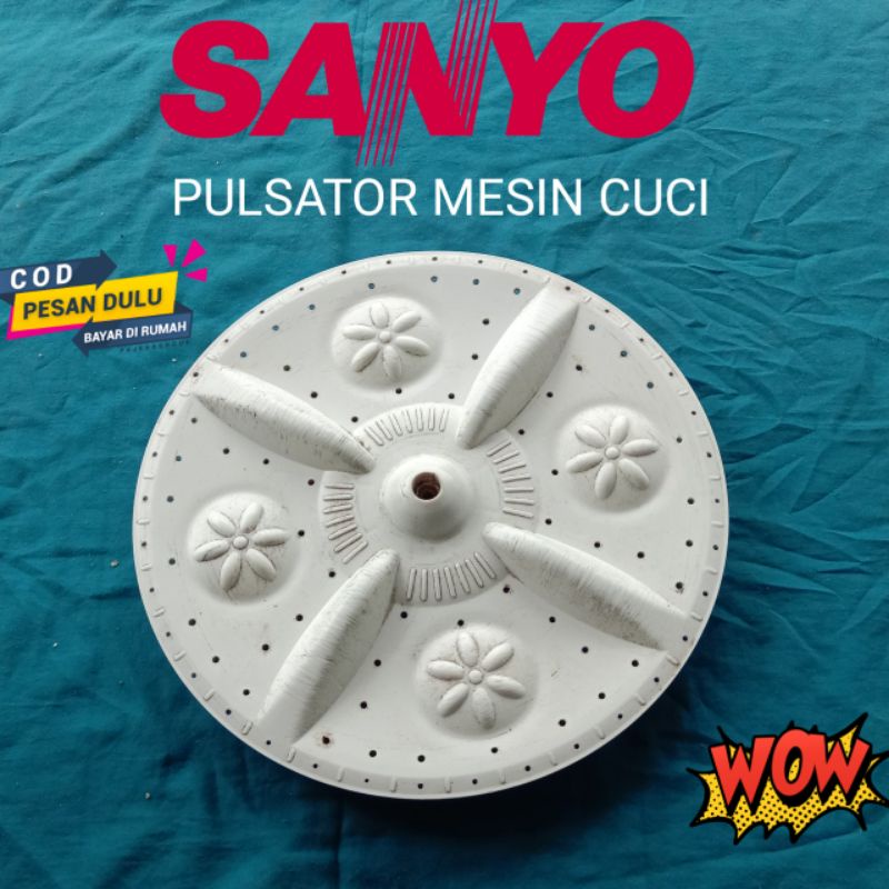 MESIN Original SANYO 1 TUBE WASHING MACHINE PROPELLER PULSATOR | Shopee ...