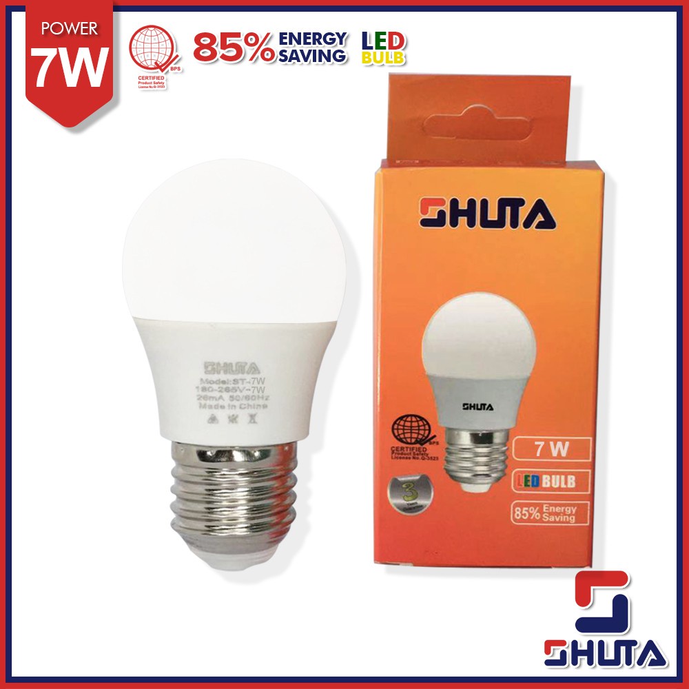 Shuta Lights 3-18 Watts LED Bulb Energy Saving 1Pc#STLB-6500 | Shopee ...