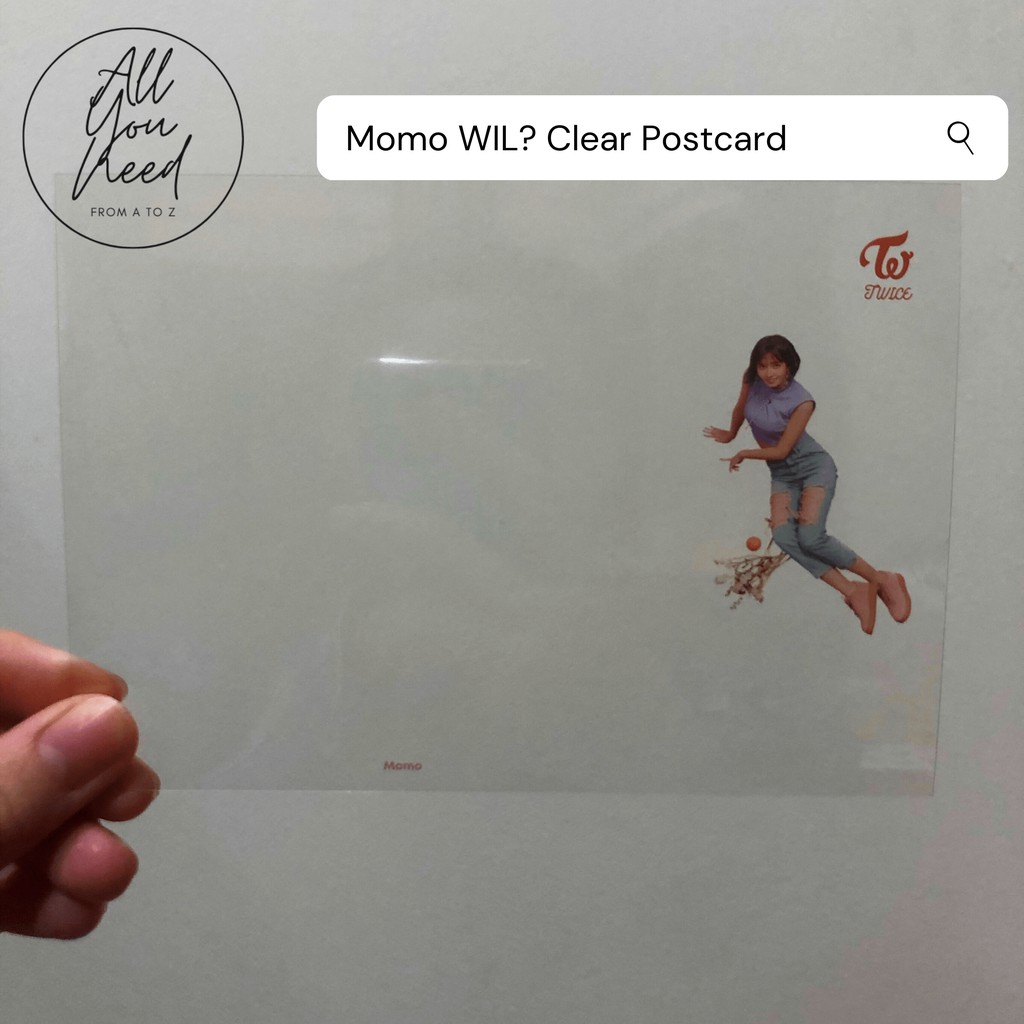 Twice Momo What Is Love Clear Postcard | Shopee Philippines