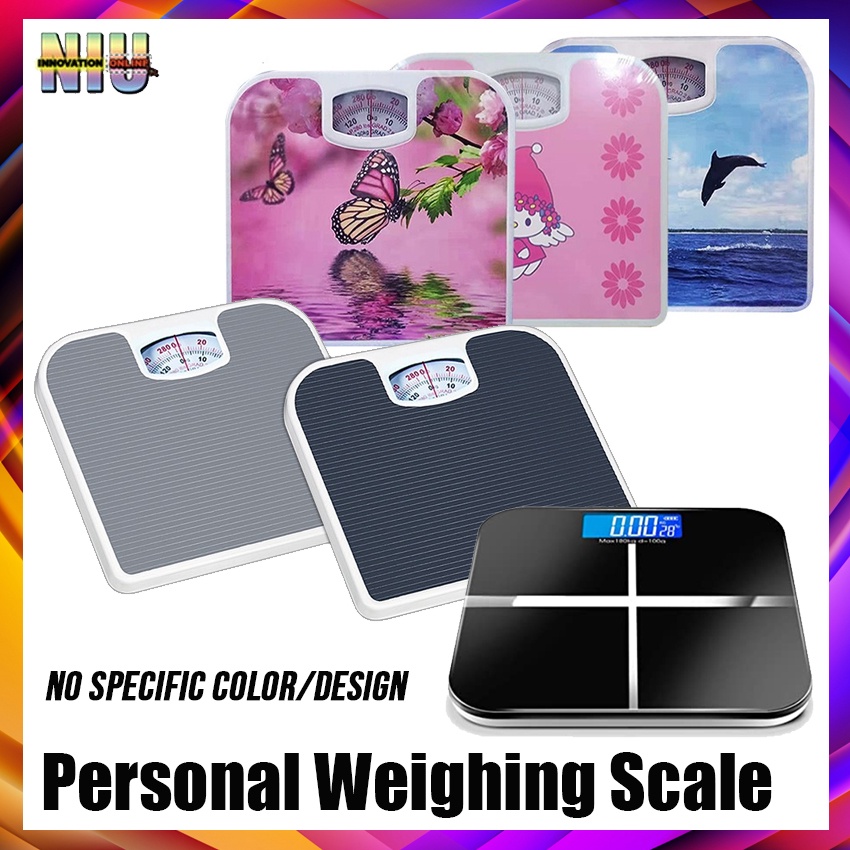 Personal Scale Health Weighing Scale (NOTE: NO SPECIFIC COLOR) with ...