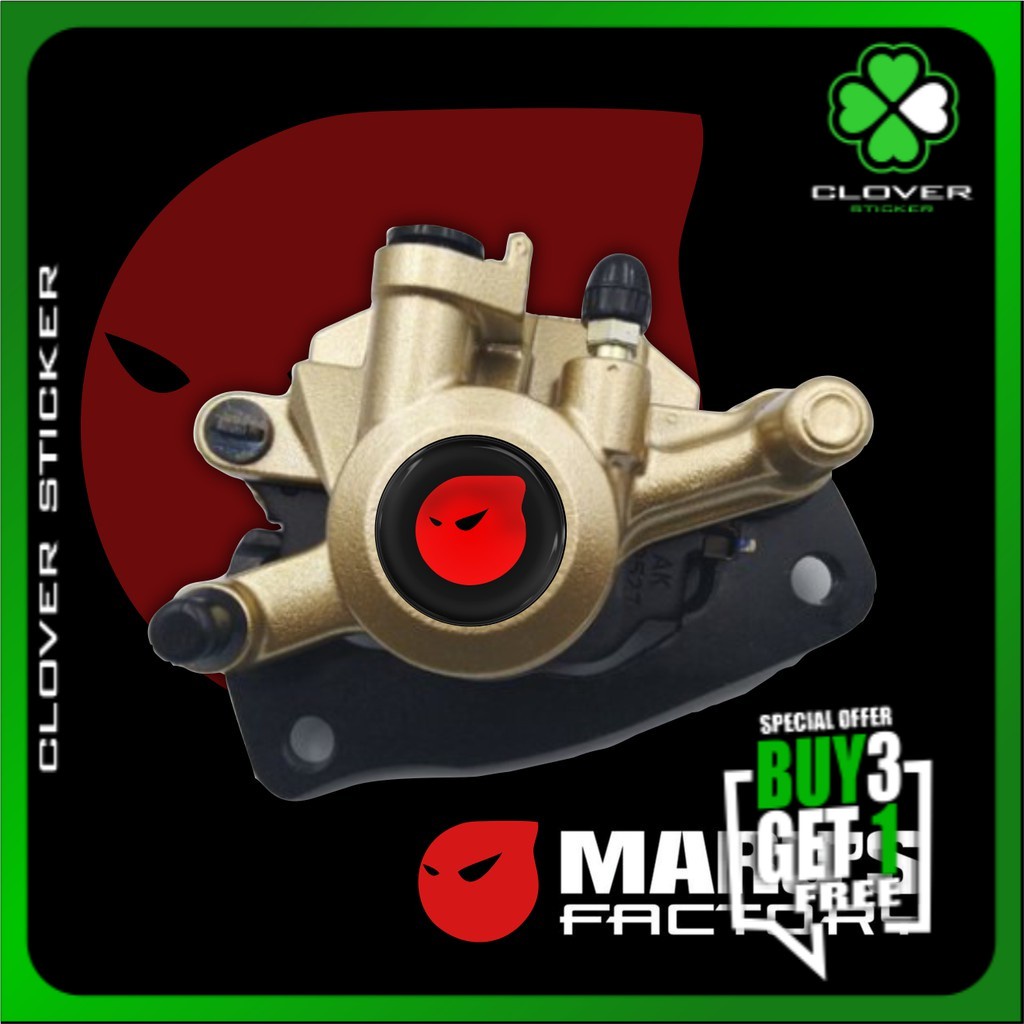 Marus LOGO STICKERS MOTORCYCLE ACCESSORIES embossed ROUND embossed ...