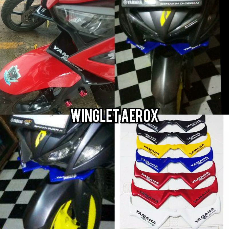 Winglet Aerox 155 Old Carbon Aerox 155cc v2 slim model | Shopee Philippines