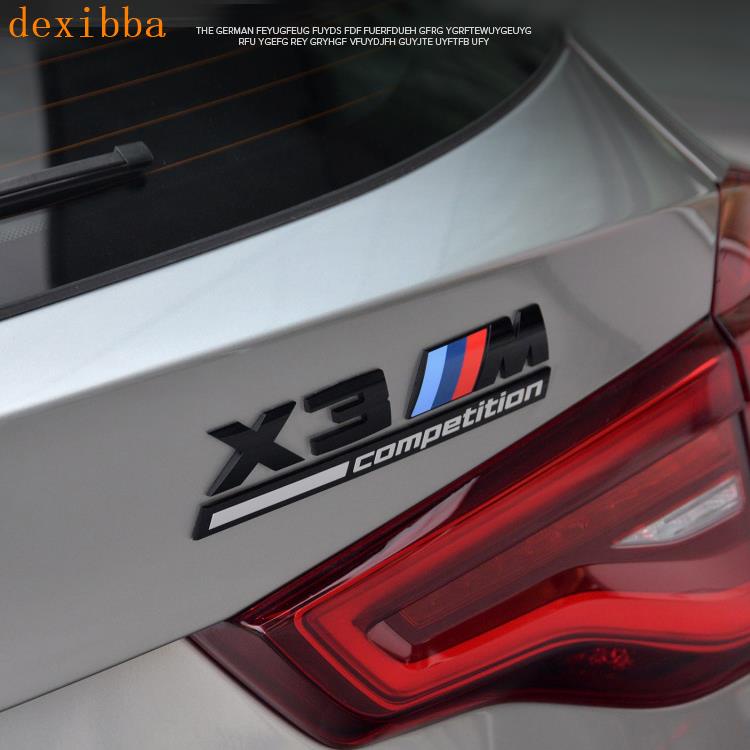 German Car Modified Bmw M Thunder Version Logo Letter Label X6M X1M X3M ...