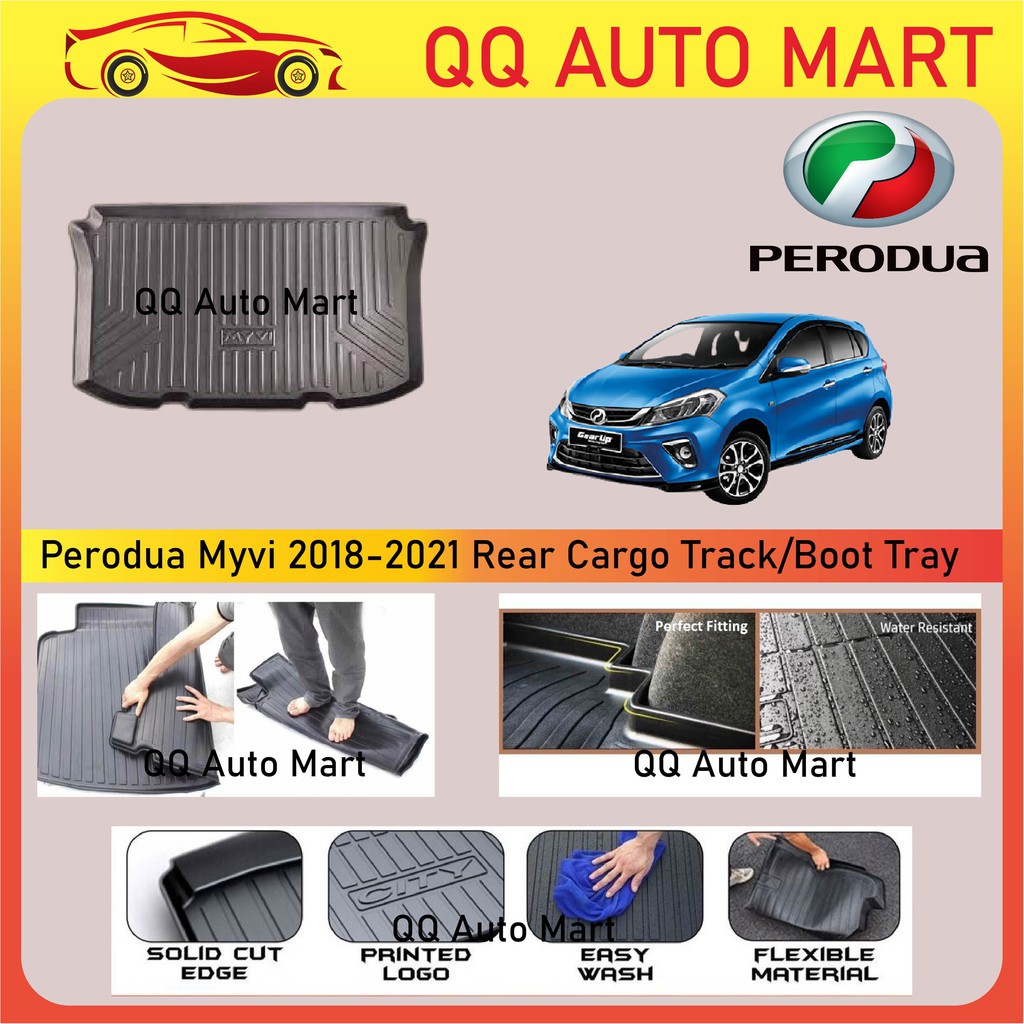 Perodua Myvi 2017-2021 Rear cargo boot tray/Trunk Tray | Shopee Philippines