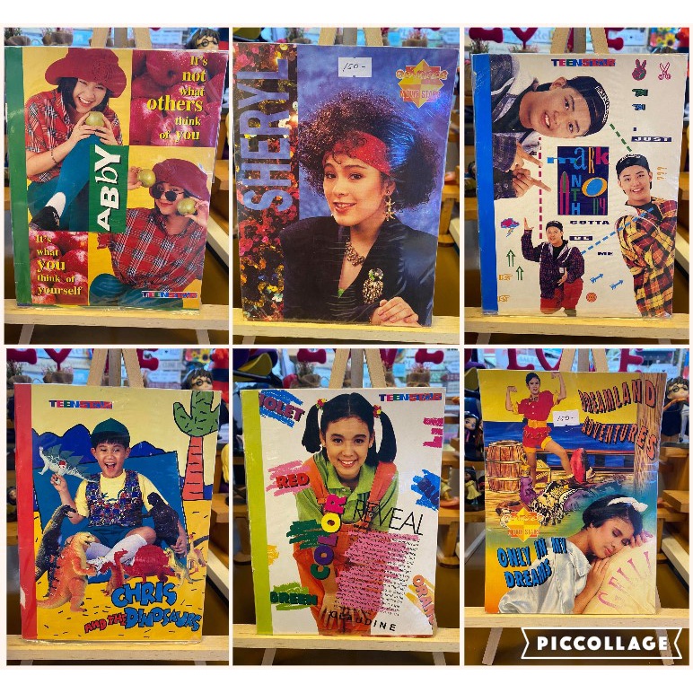 VINTAGE ARTISTA NOTEBOOK CELEBRITY COVERS - 90s NOTEBOOK COVERS ...