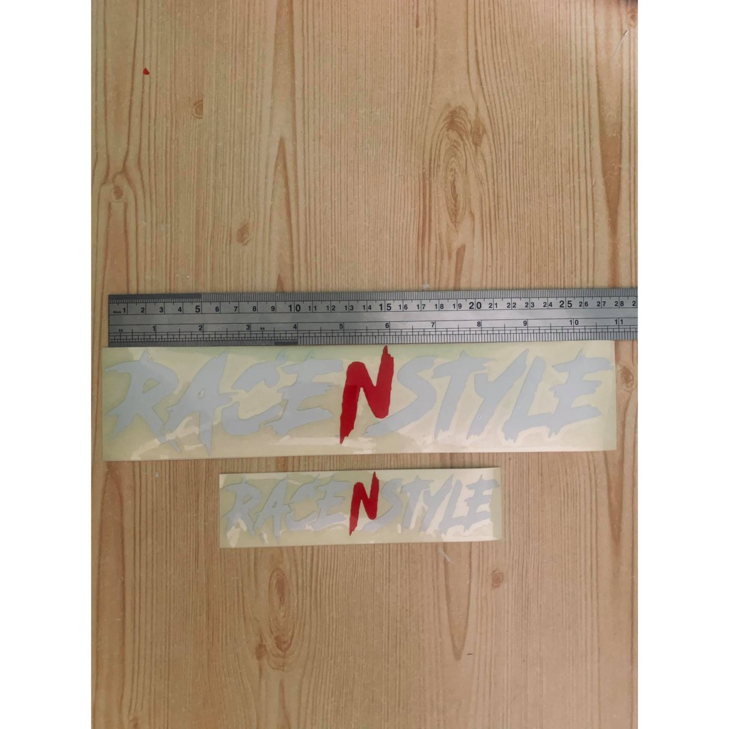 Racenstyle Reflectorized Car Sticker | Shopee Philippines