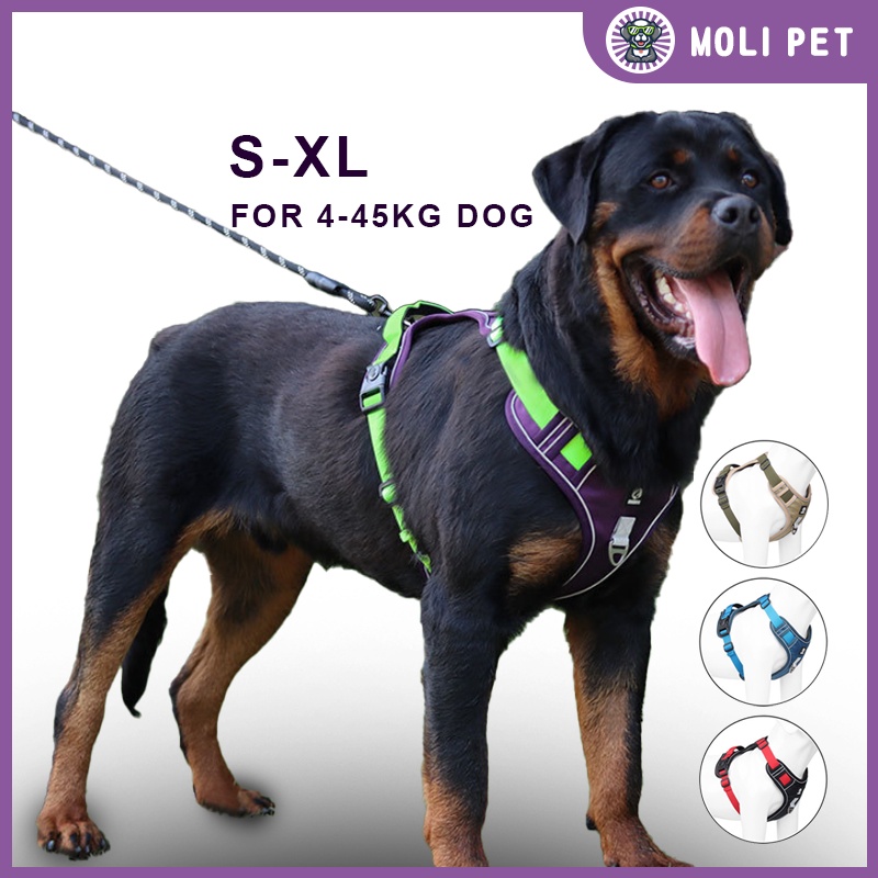 MOLI Pet Chest Harness Vest Style Big Dog Strap Explosion-Proof Leash ...