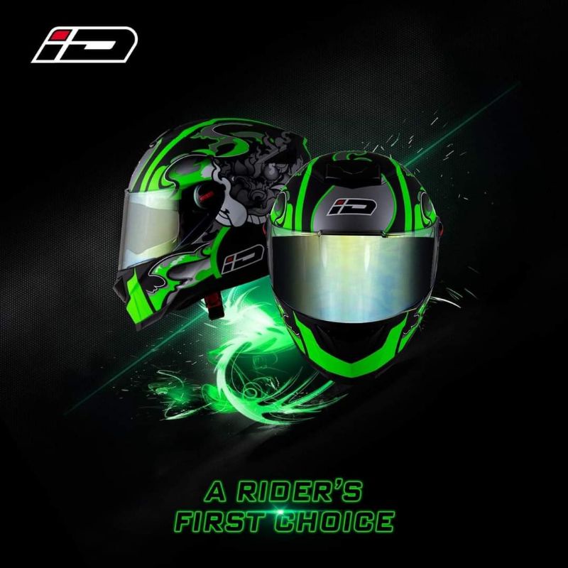ID HELMET RIDERS FIRST CHOICE SPARTAN | Shopee Philippines