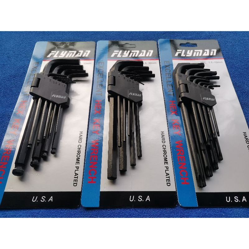 flyman 9pcs Allen wrench set original tools heavy duty equipment ...