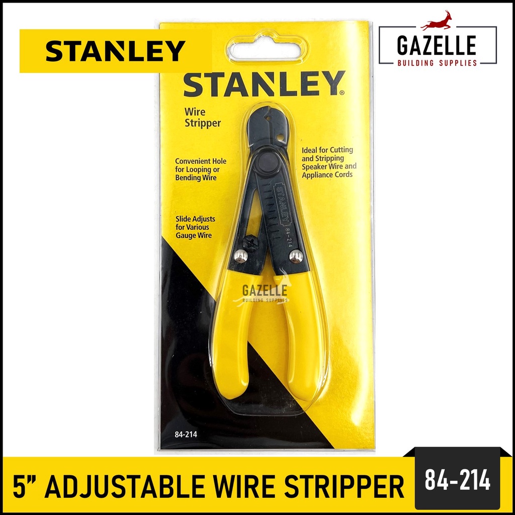 Stanley Mini Wire Stripper 5" with slide adjust - 84-214 | Shopee Philippines
