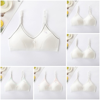 MOMO 10-17Y Kids Bra Baby Bra Teen Bra Soft Solid Color Student ...