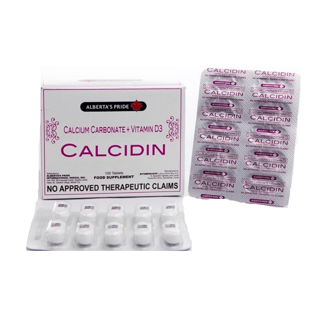 CALCIDIN 1500mg Tablet (Sold per tablet) | Shopee Philippines