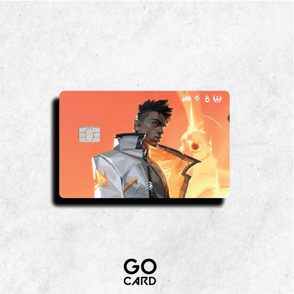 Valorant ATM Card Sticker Hologram Chip Emoney Flazz Sticker | Shopee ...