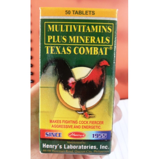 TEXAS COMBAT VITAMINS AND MINERALS 50 TABS | Shopee Philippines