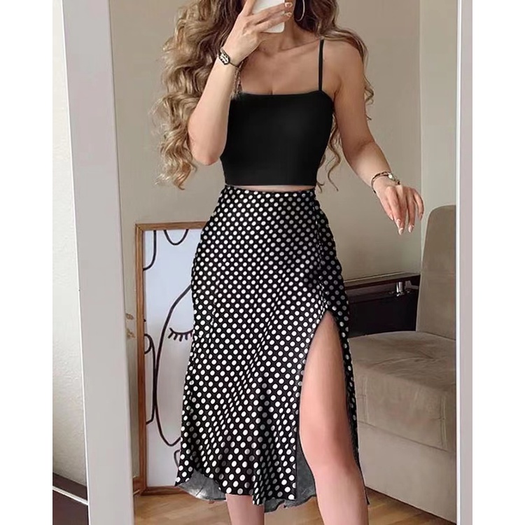 TERNO TOP AND SKIRTS FASHION KOREAN TERNO TOP AND SKIRT | Shopee ...