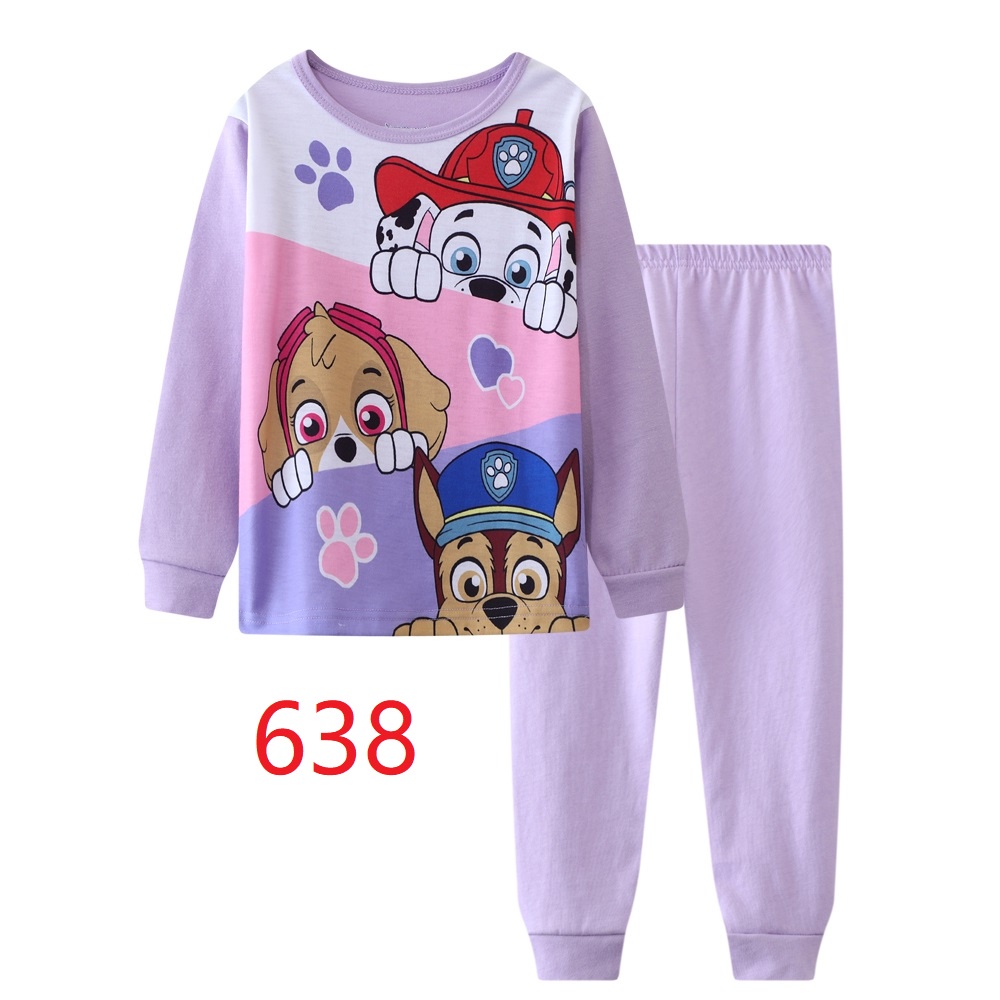 Cartoon Paw Patrol Pajamas Toddler Girls Kids Pyjamas Soft Cotton ...