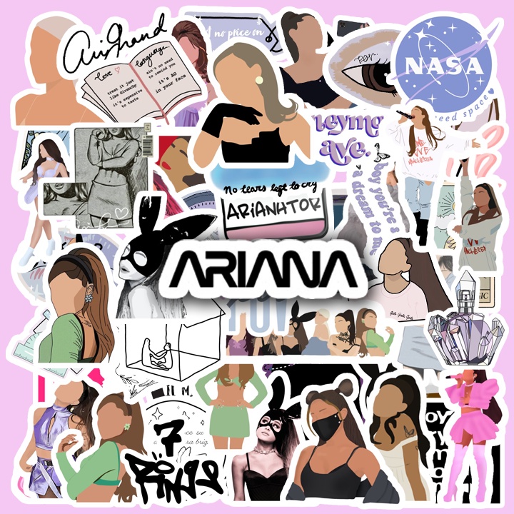 50 pcs. | 15pcs ARIANA GRANDE stickers | water proof | ARIANATOR ...
