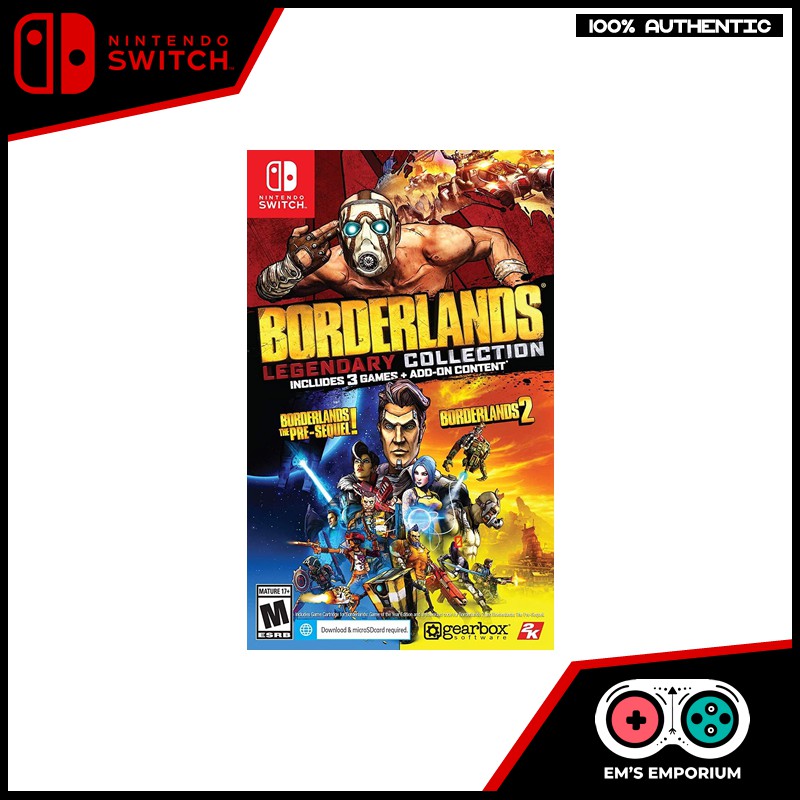 Nintendo Switch Games Borderlands Legendary Collection (US) | Shopee ...