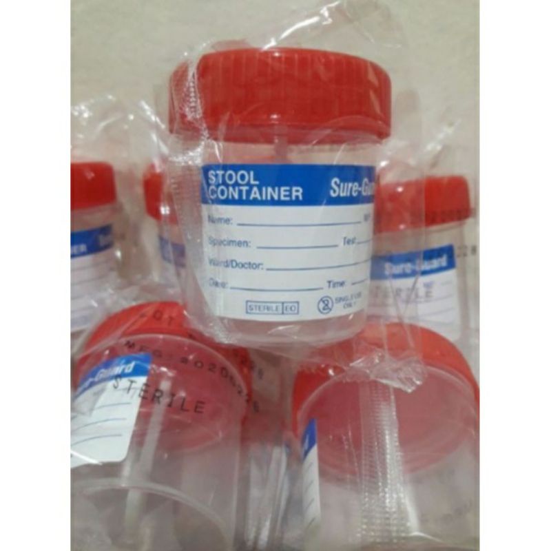 Specimen Cup Sterile 24 pcs - Urine Cup - Stool Container (Order Now ...