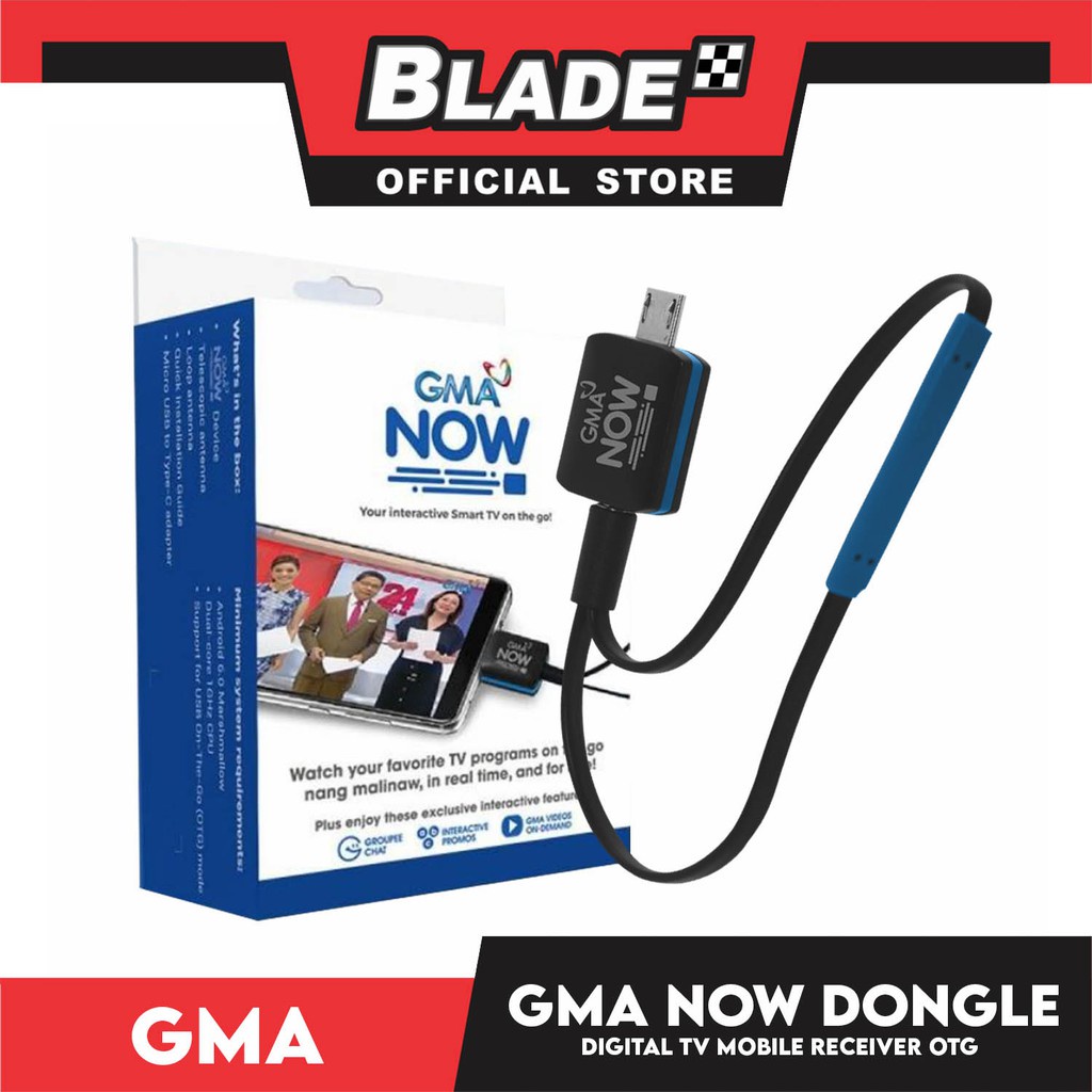 GMA Now Digital TV Mobile Receiver Dongle, OTG Dongle for Android ...