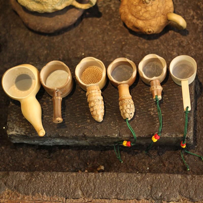 Japanese tea ceremony gourd-shaped tea funnel bamboo woven small funnel ...