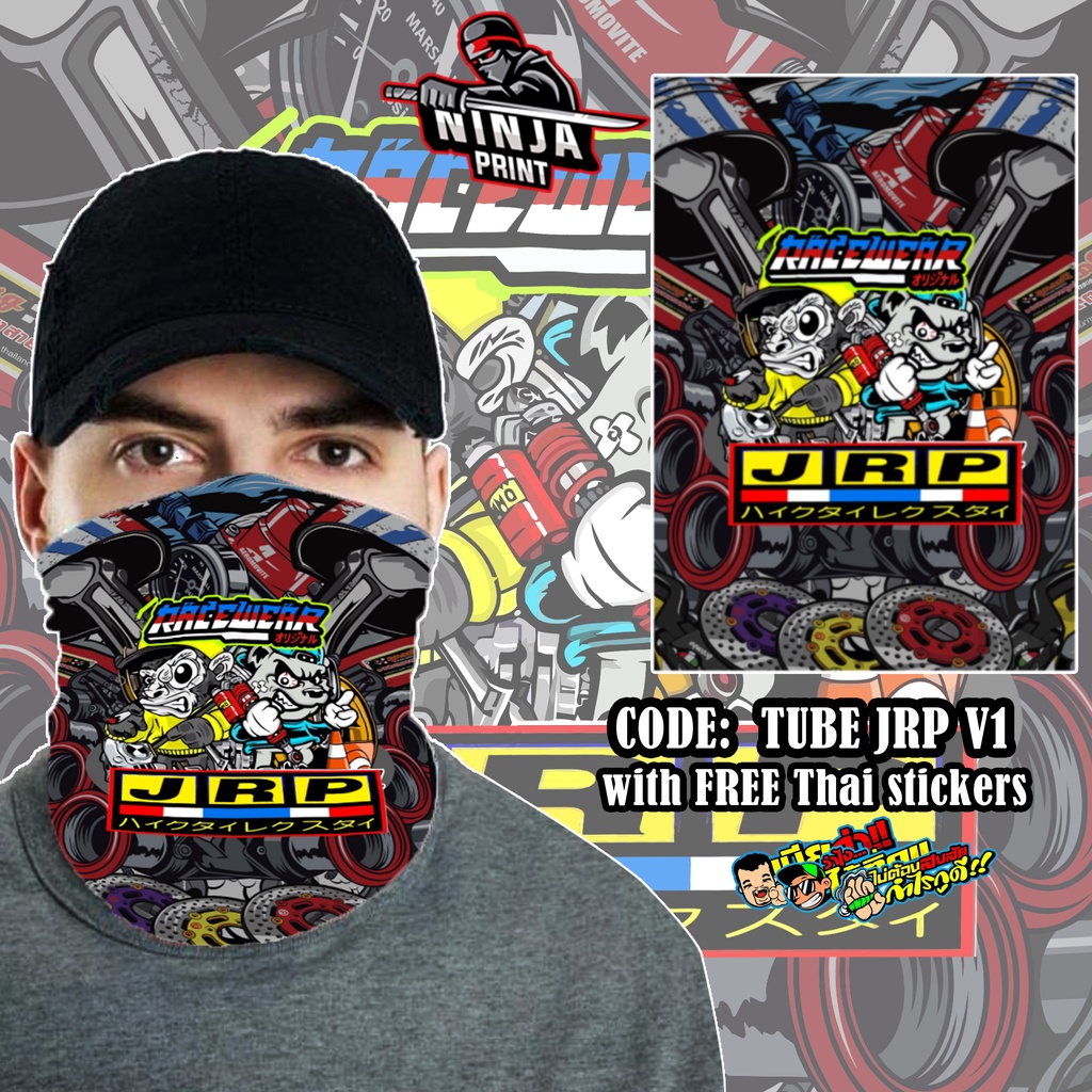 Tube Mask Half Face Mask Takbong Hokage Luffy One Piece Full ...