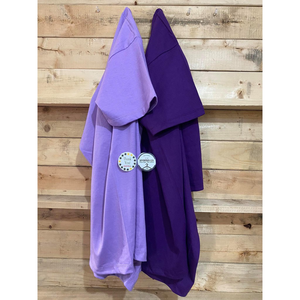[SEYERTEES] Yalex ROUND Neck XS to 5XL RED LABEL DARK VIOLET LILAC ...