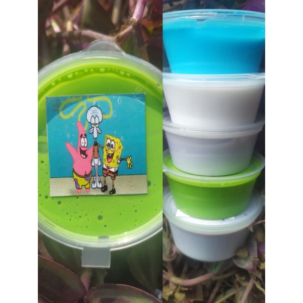 Spongebob slime / slime spongebob & Patri | Shopee Philippines