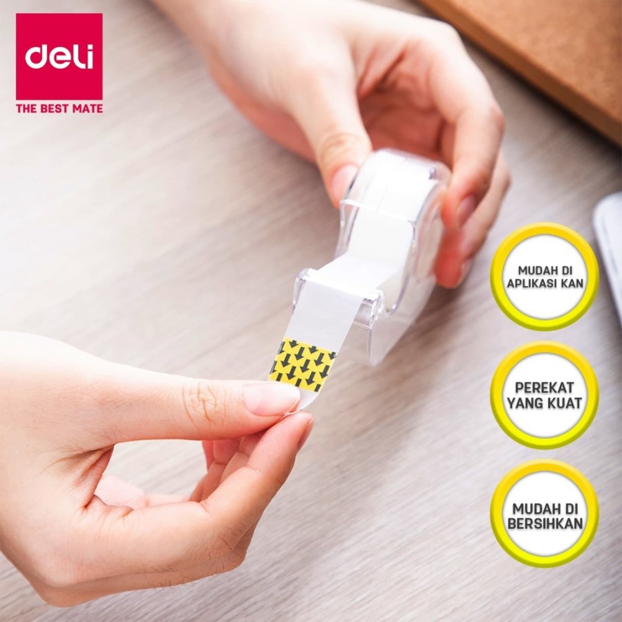 Deli A30011 Invisible Tape - Invisible Office Tape 18mm x 7.62 m / tape ...