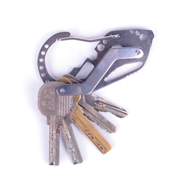 EDC Multi Tools Keychain KeyHolder Wrench QuickdrawCarabiner | Shopee ...