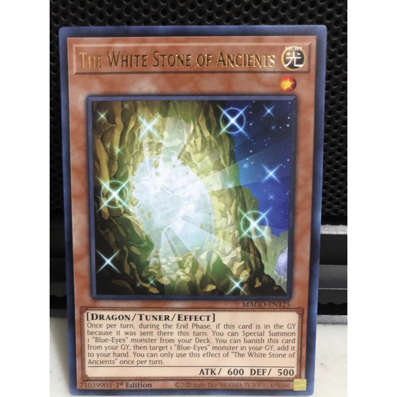 The White Stone of Ancients TCG Yugioh | Shopee Philippines