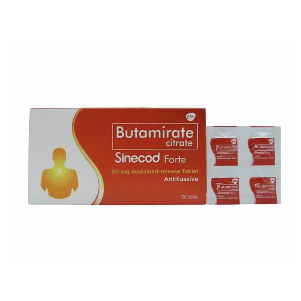 Sinecod Forte 50mg - 10 TABLETS | Shopee Philippines