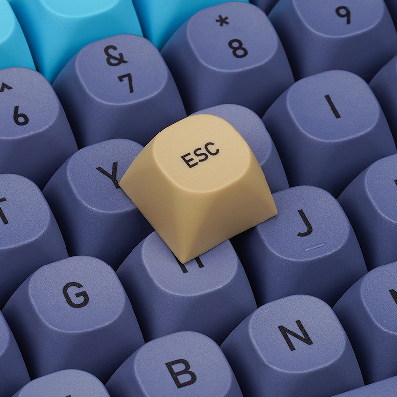 125 Key Blue Cat Keycaps PBT Keycap MA Profile 9mm For Mechanical ...
