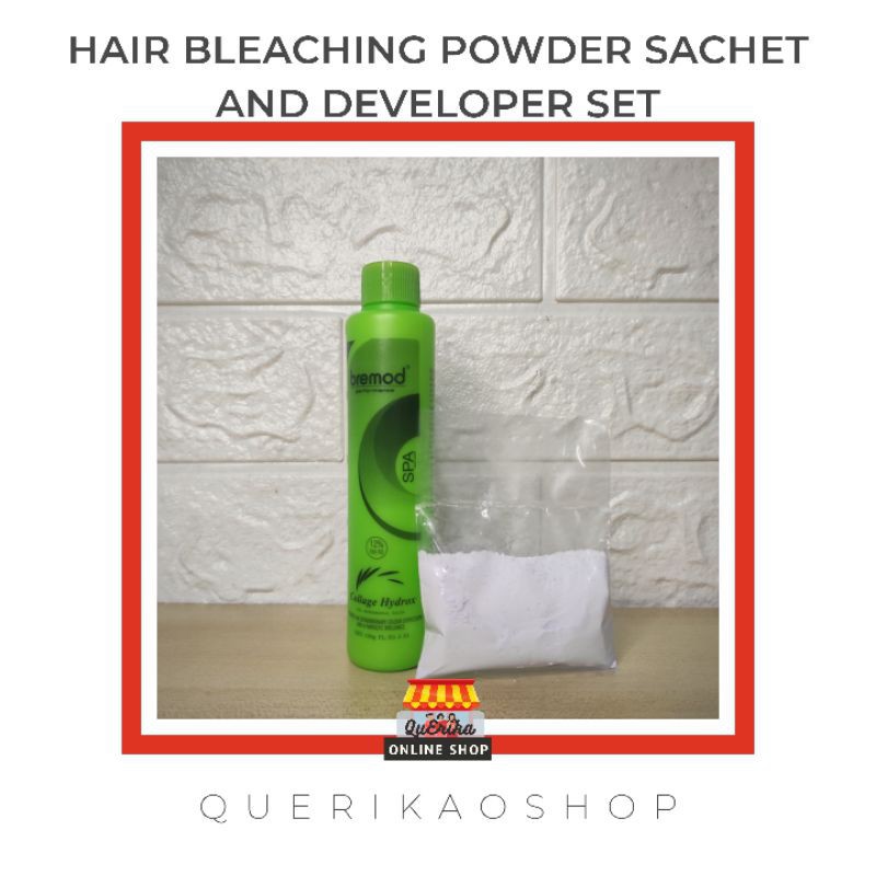 bleaching powder Bremod Hair Bleaching Set (Bleaching Powder Sachet ...