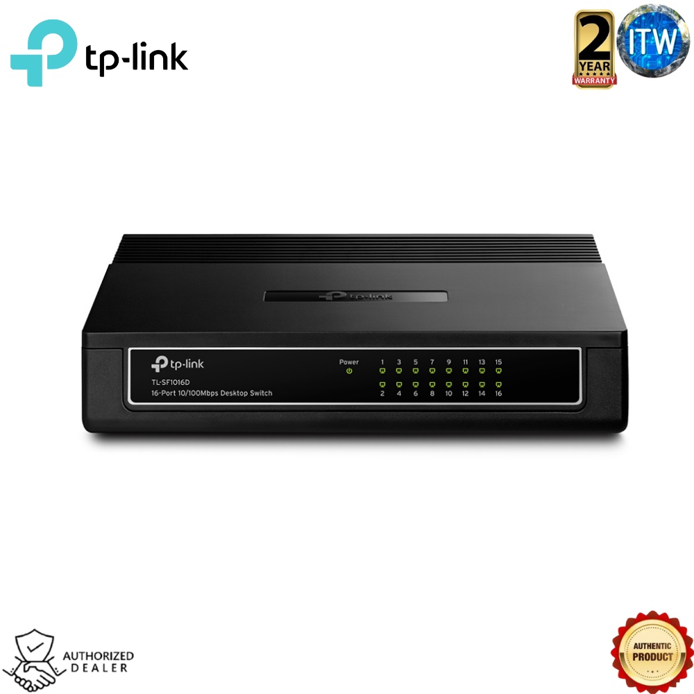 TP-Link TL-SF1016D | 16-Port 10/100Mbps Desktop Switch (TL-SF1016D ...