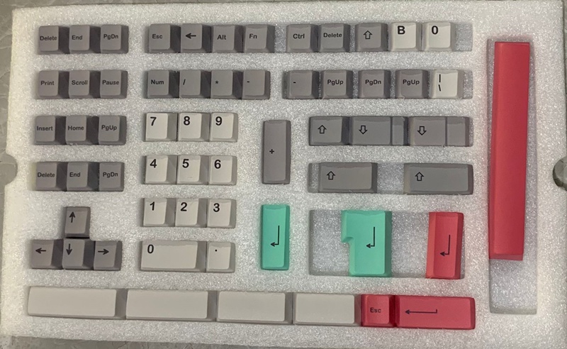 GMK Modern Dolch Light keycaps, 140 Keys keycaps Cherry Profile DYE-SUB ...