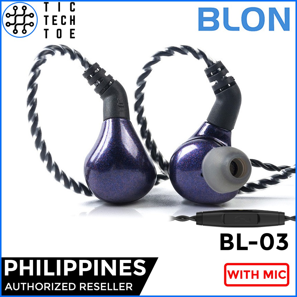 BLON BL-03 / BL03 03 HiFi Dynamic Carbon Driver Earphones with Mic | Shopee Philippines