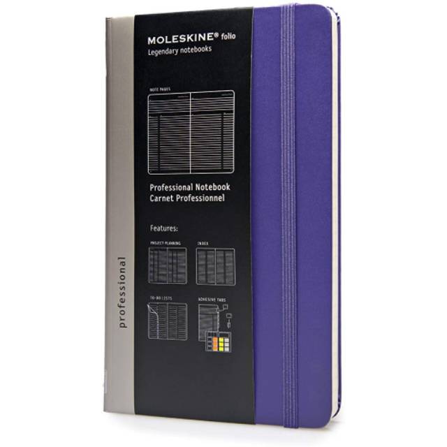 Moleskine Legendary Professional Notebook Violet | Shopee Philippines