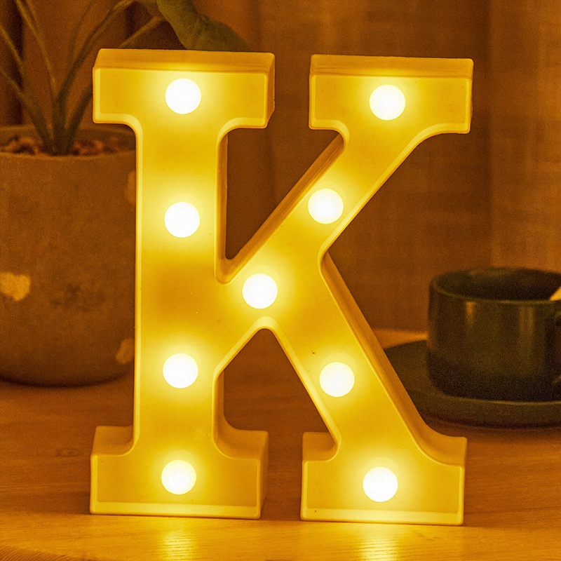 【Local Fast Delivery】Large size LED Letter standee 21cm party needs Led ...