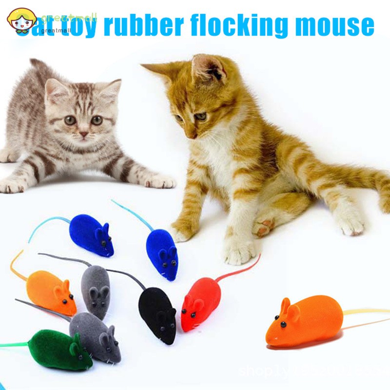 GM Cat Squeaky Mouse Toy Dog Cat Playing Toy Squeak Noise Toy False Rat ...