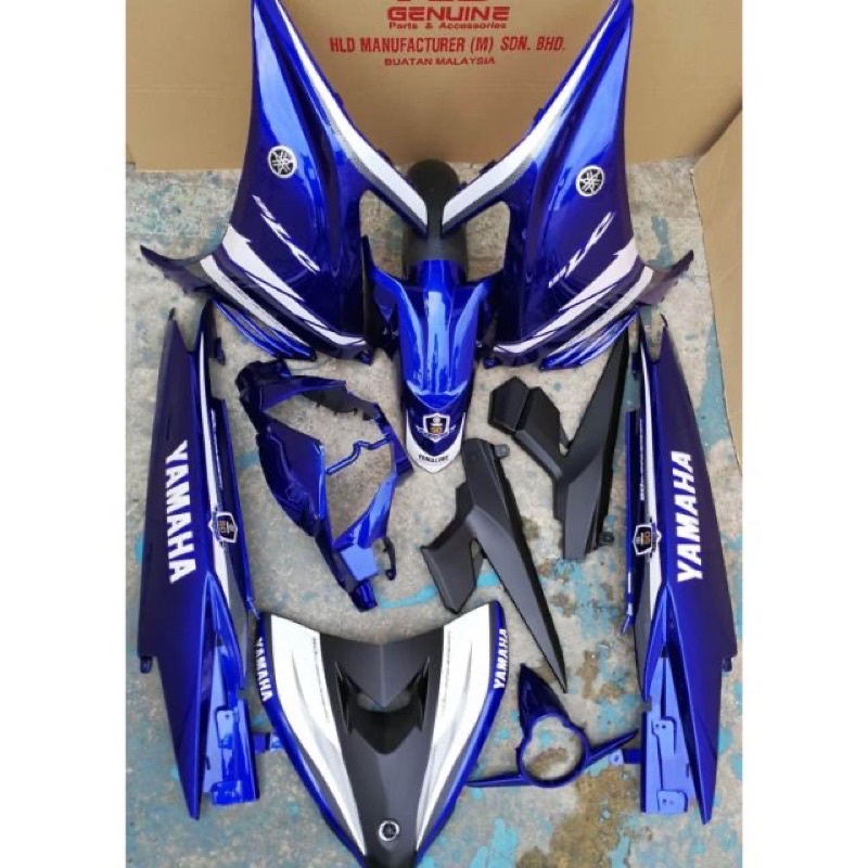 BODY COVER LC135 V2 BIRU GP FULL SET SIAP TAMPAL STICKER | Shopee ...