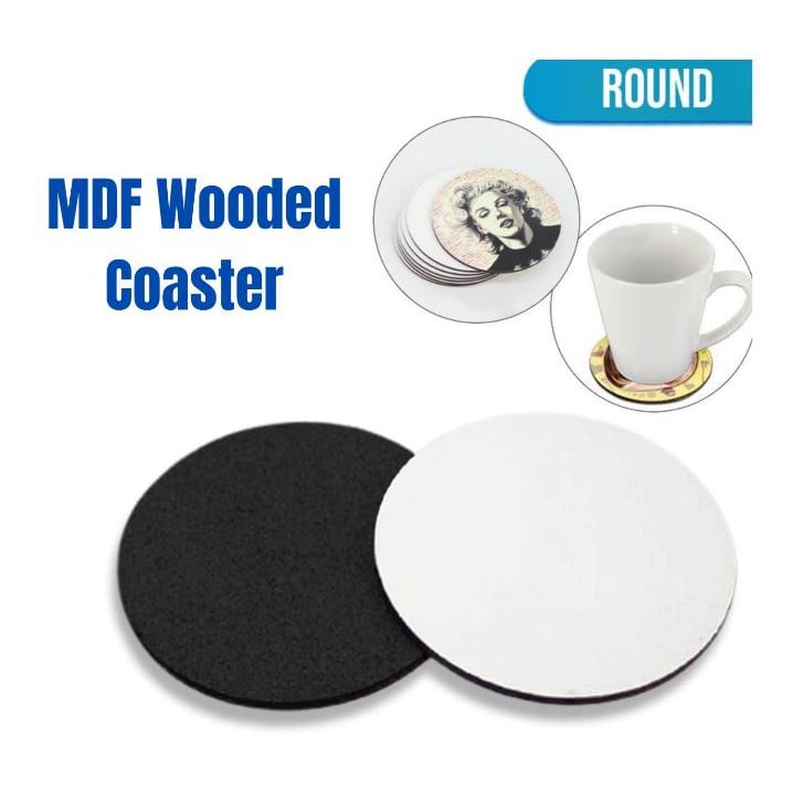 Personalized MDF Wood Coaster For Glass, Bottle and Hot Tea | Shopee ...