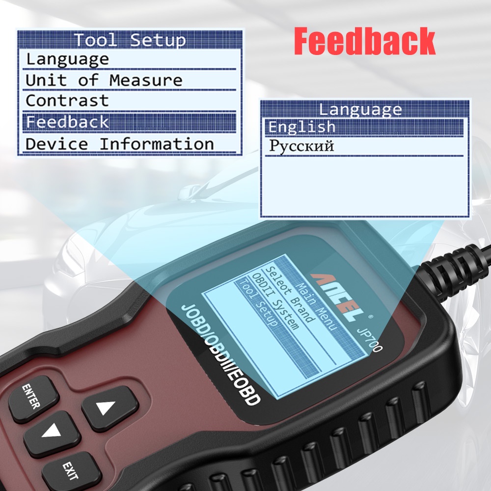 ANCEL JP700 Japan Automotive OBD2 Diagnostic Scanner Toyota Honda ...